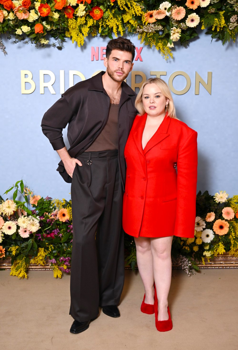 Nicola Coughlan Is Romantic in Red at Screening of 'Bridgerton' Season ...