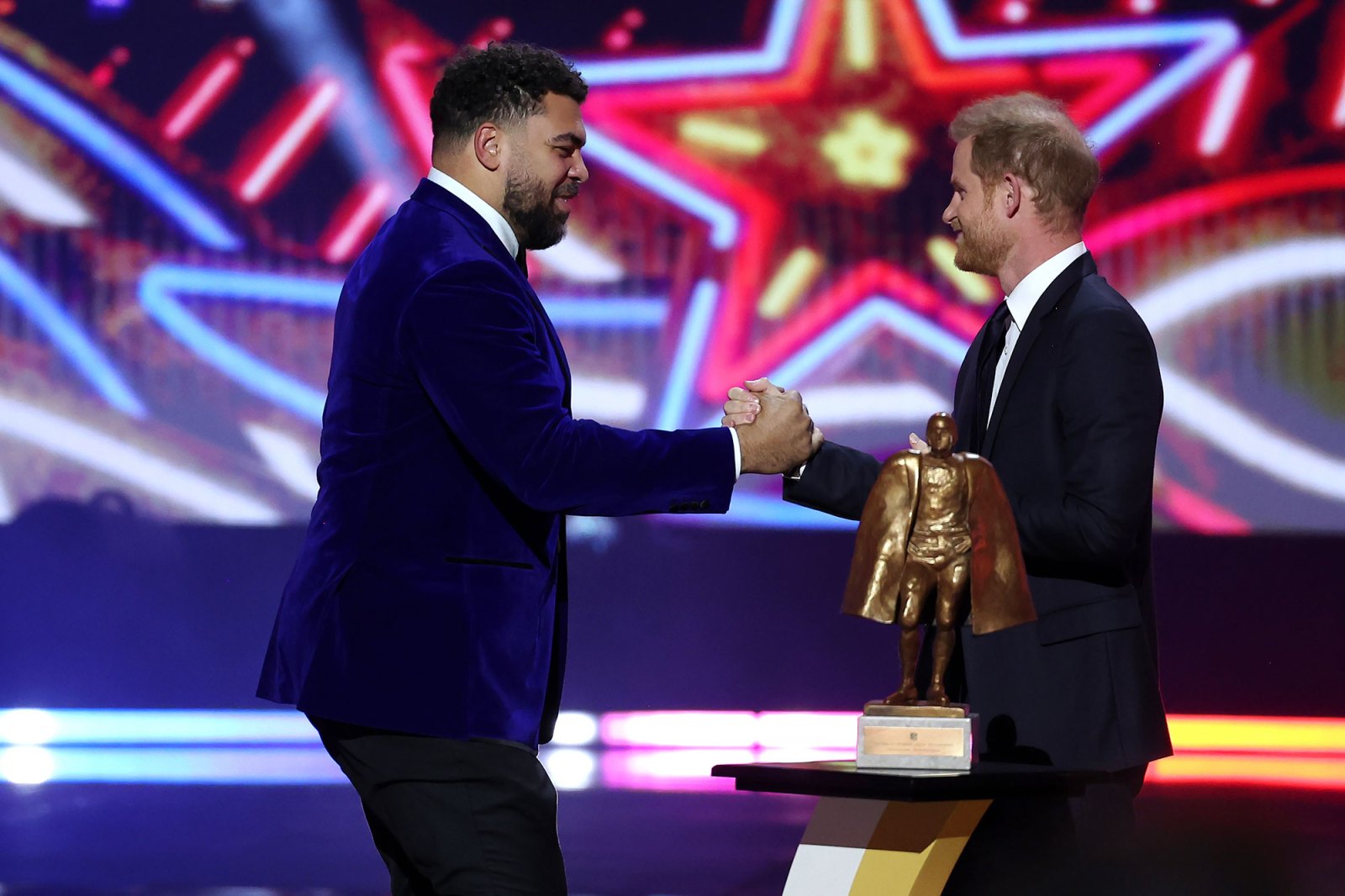 Prince Harry Makes Surprise Appearance at NFL Honors 2024 | Us Weekly
