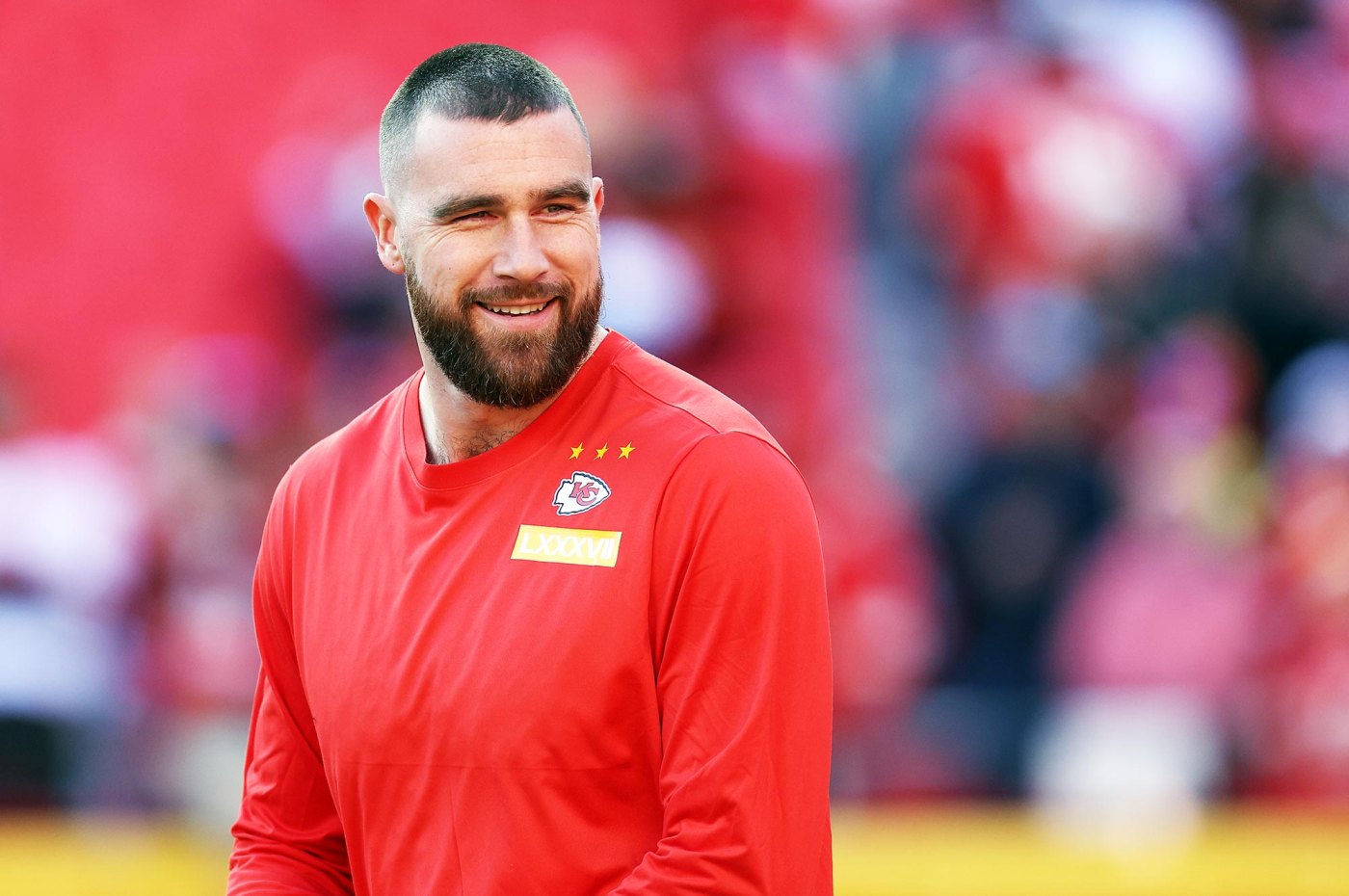 Travis Kelce Guesses Celebrity Facial Hair in Game of ‘Name That Stache ...