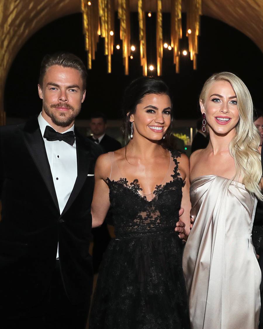 Derek Hough and Hayley Erbert Step Out to Support Julianne Hough | Us ...