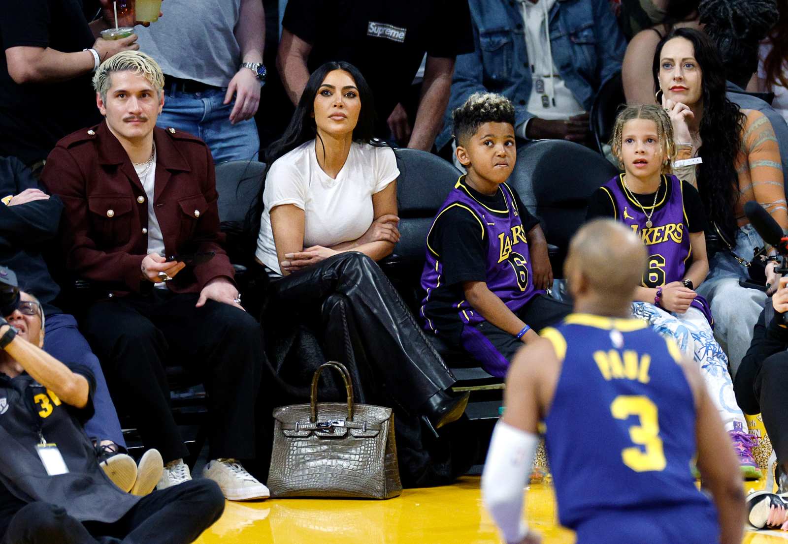 Kim Kardashian Put Her Birkin on the Floor and Fans Are Upset | Us Weekly