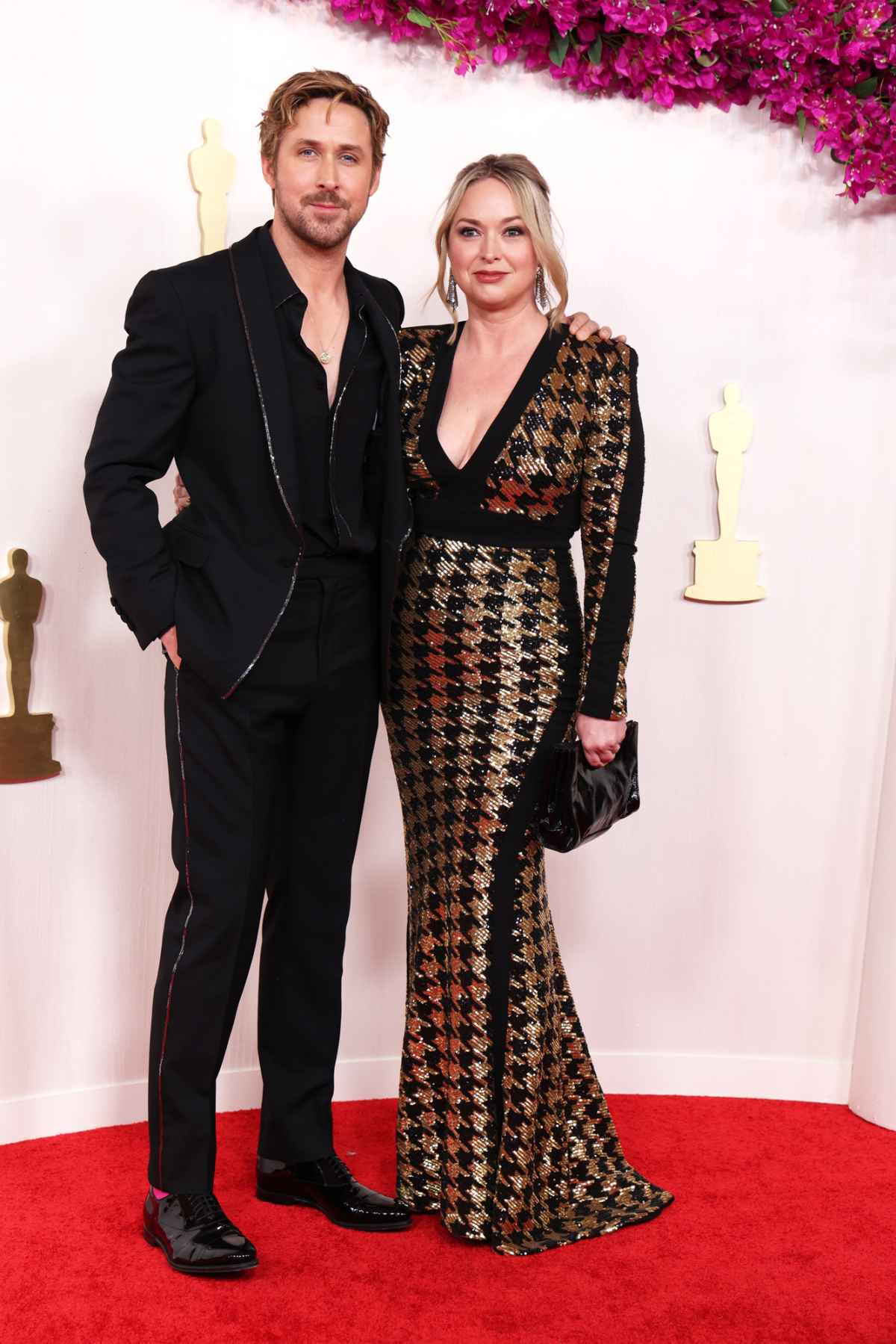 Ryan Gosling Attends 2024 Oscars Red Carpet With Family | Us Weekly