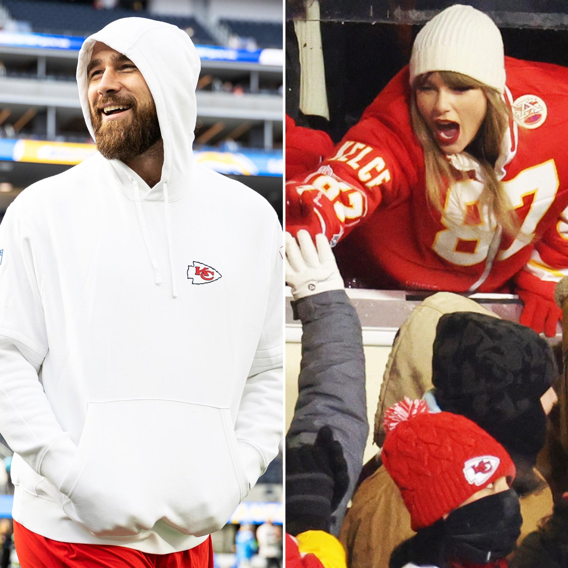 Travis Kelce High Fives Taylor Swift's Band, Crew After Eras Tour Show ...