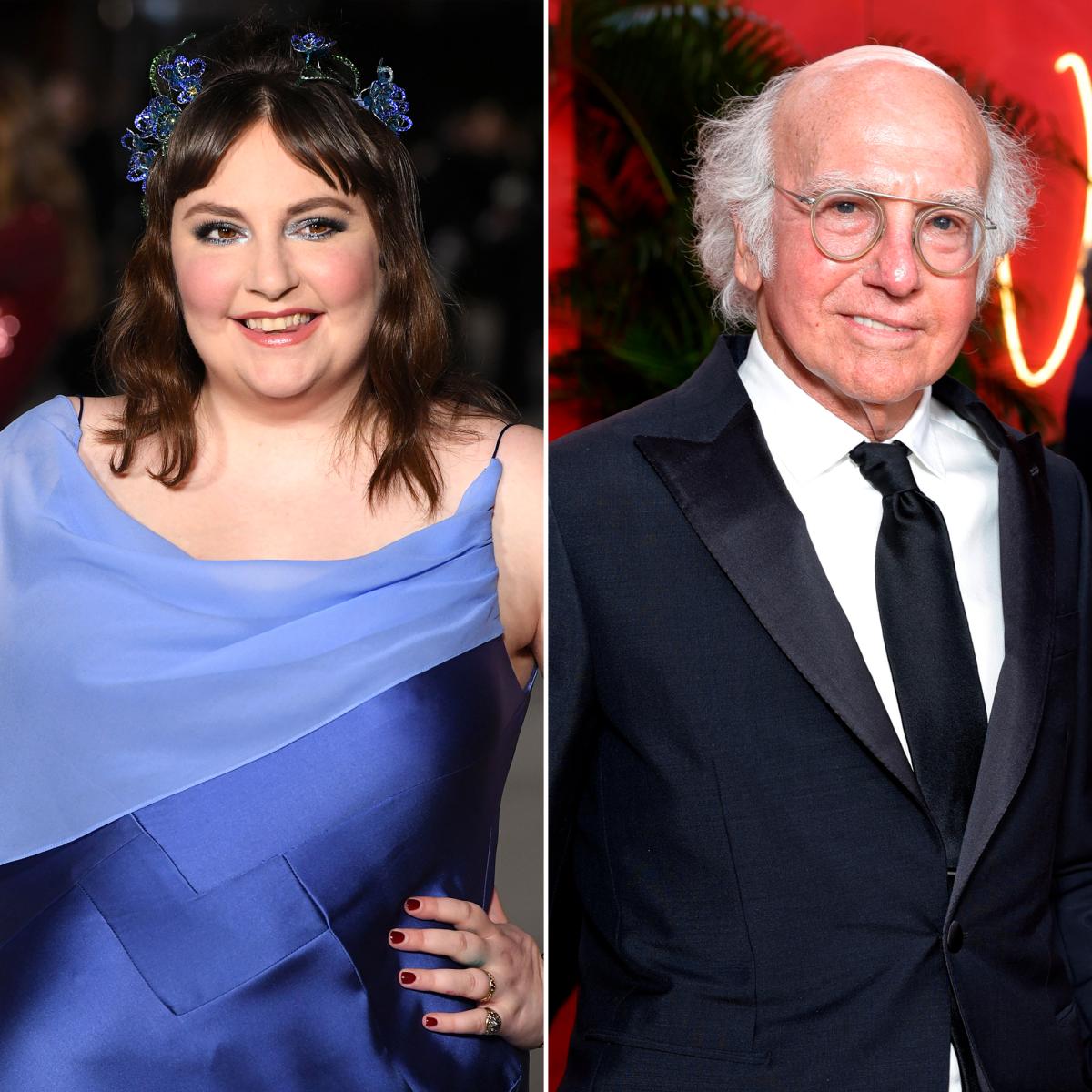 Lena Dunham Is ‘Delighted’ to Discover She’s Related to Larry David ...