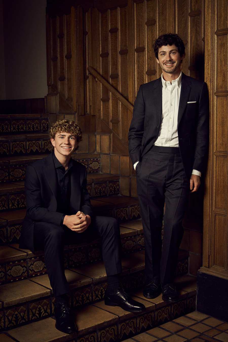 Percy Jackson Stars Logan Lerman and Walker Scobell Meet for Photo | Us ...