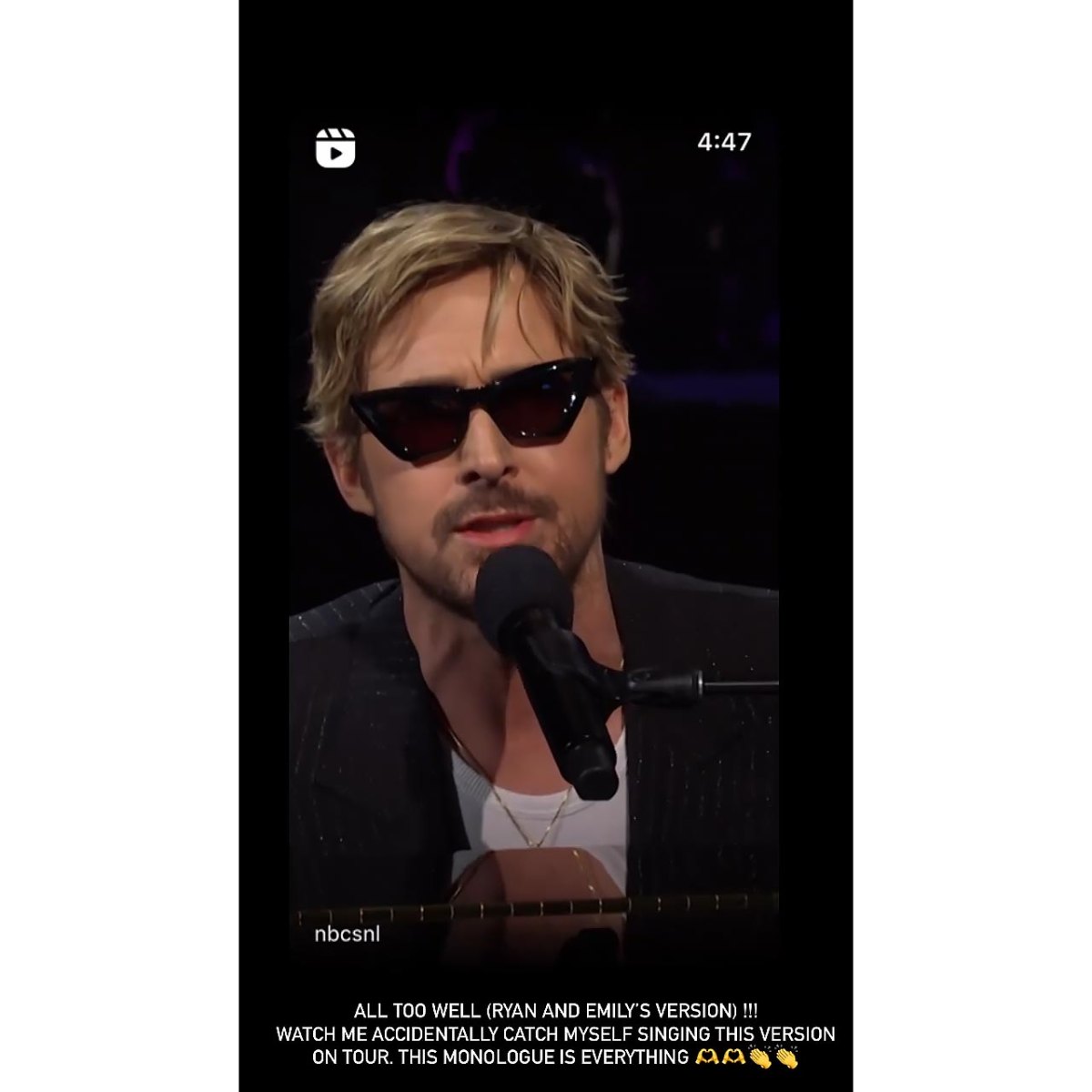 Taylor Swift Reacts to Ryan Gosling's 'All Too Well' SNL Monologue | Us ...