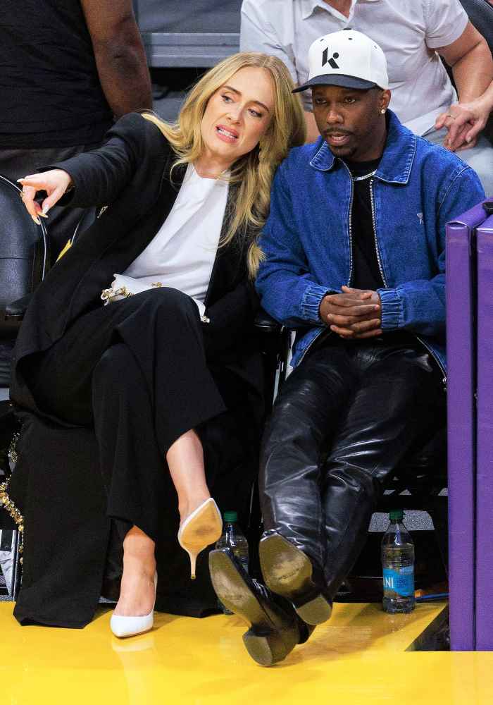 Adele and Rich Paul Cuddle Courtside at Los Angeles Lakers Game | Us Weekly