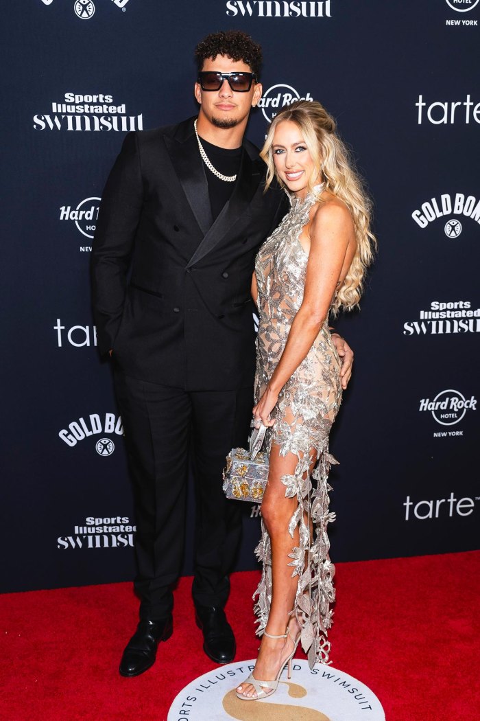 Brittany Mahomes Slays in Silver at ‘SI Swimsuit’ 2024 Launch Party ...