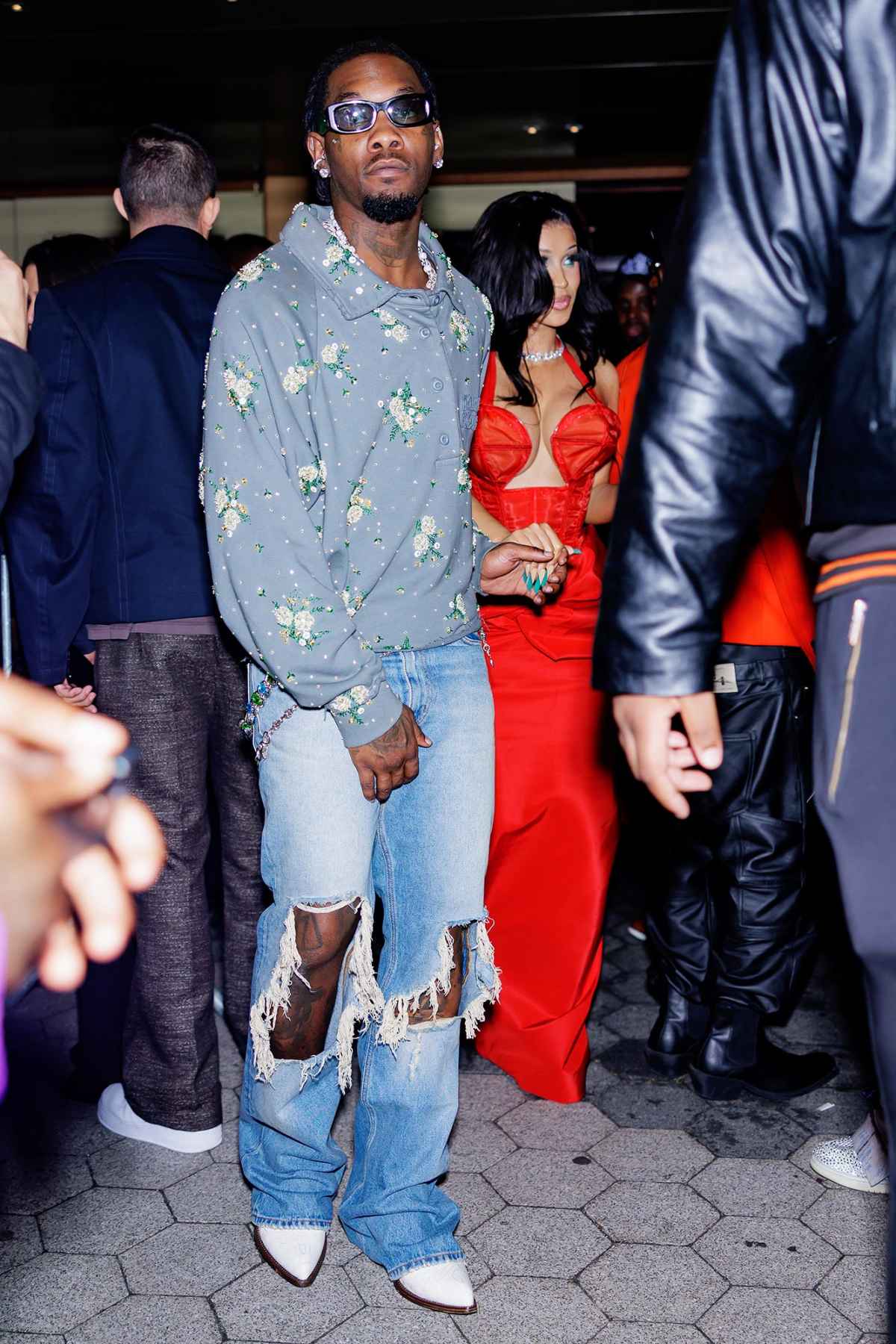 Cardi B and Husband Offset Hold Hands at Met Gala Afterparty | Us Weekly
