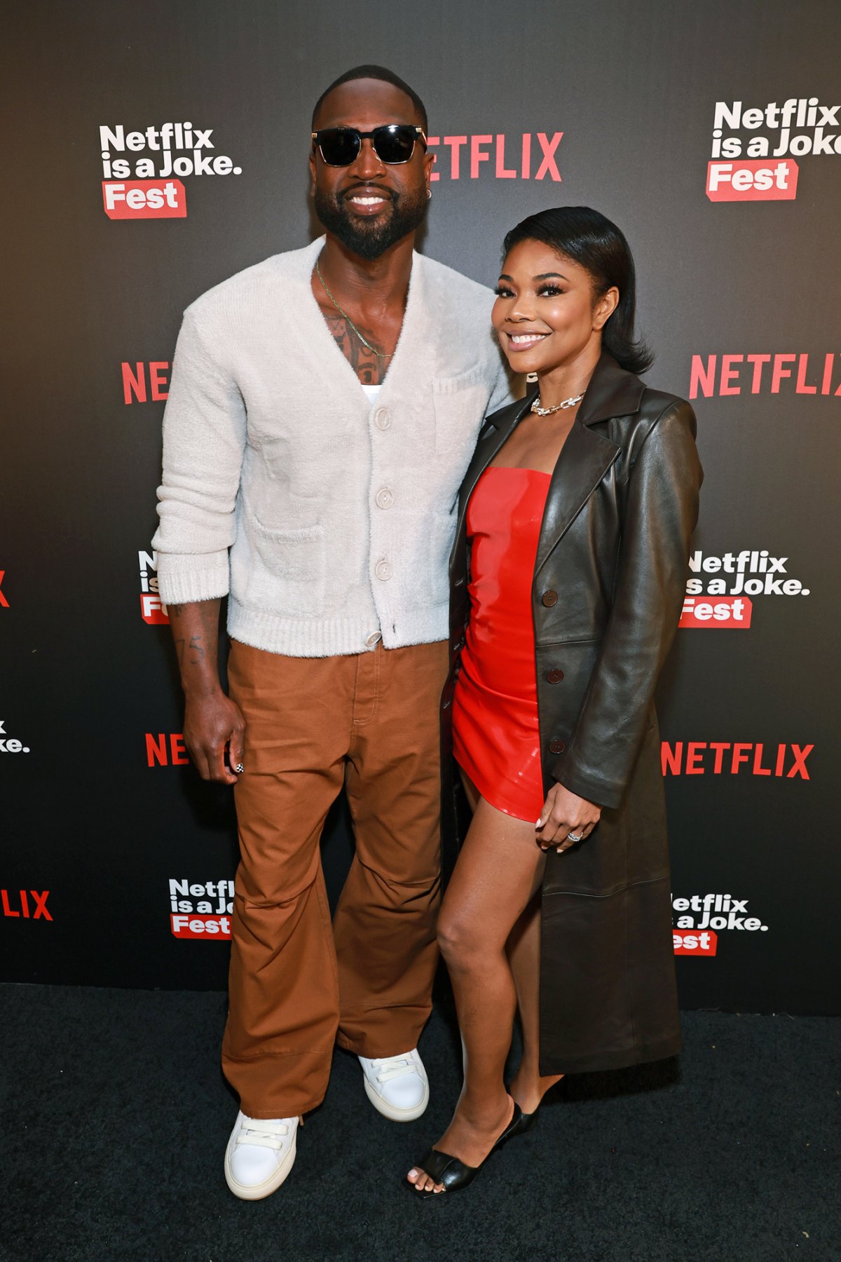 Gabrielle Union and Zaya Match at Dwyane Wade’s Comedy Event | Us Weekly