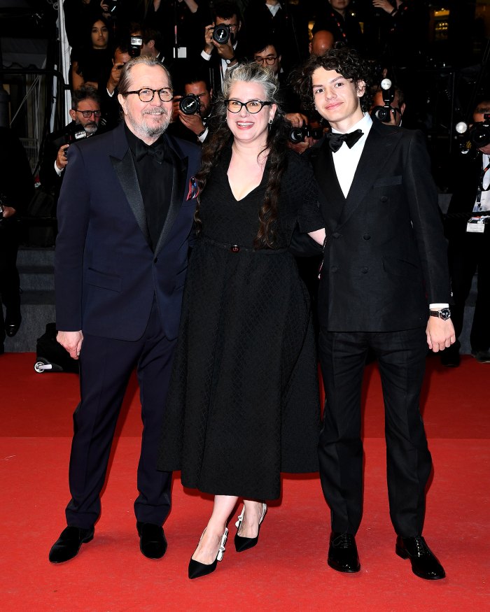 Gary Oldman, Wife Gisele and Stepson Attend 2024 Cannes Film Festival ...