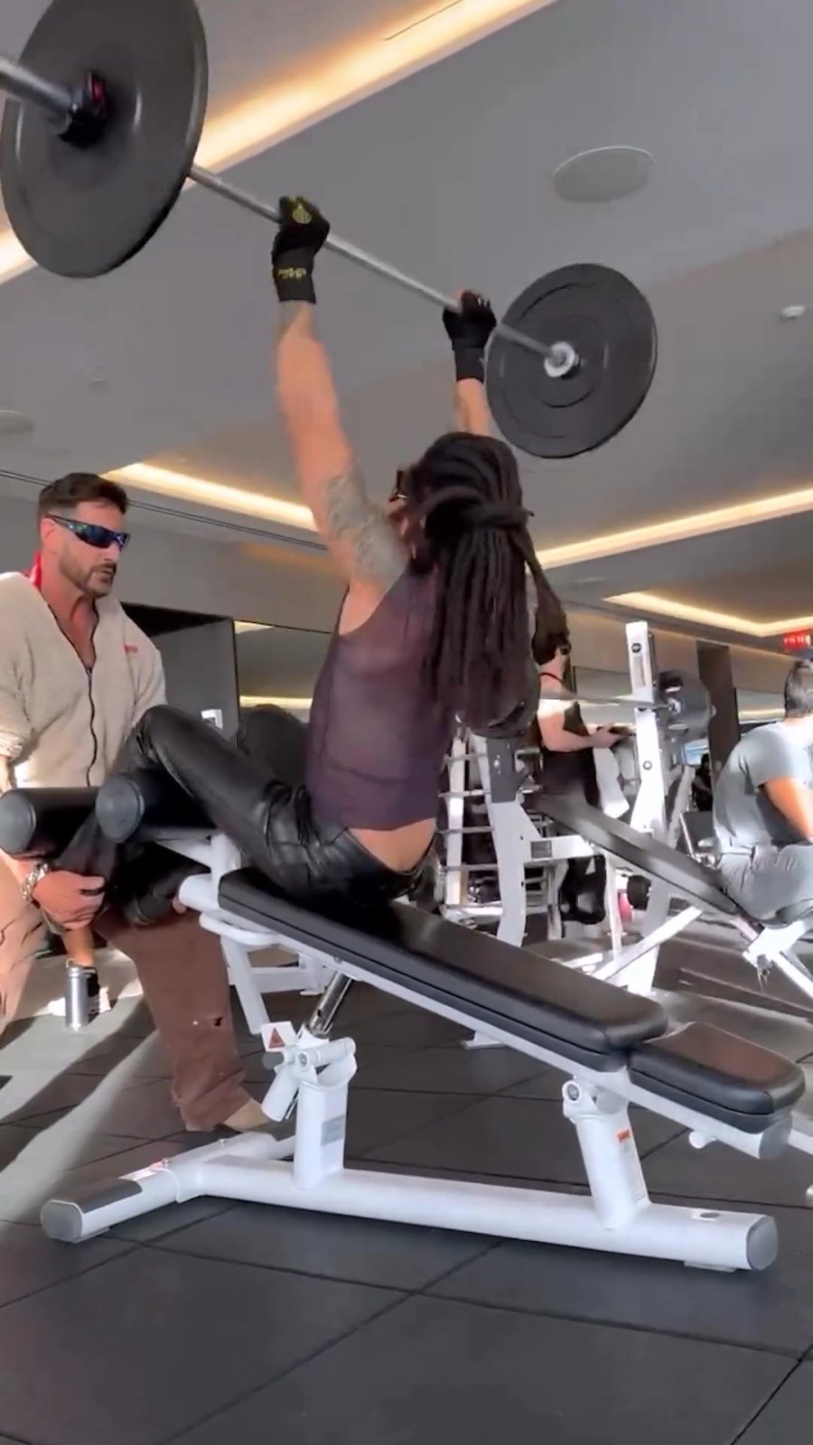 A Guide To Lenny Kravitz S Go To Daily Workout Routine Us Weekly