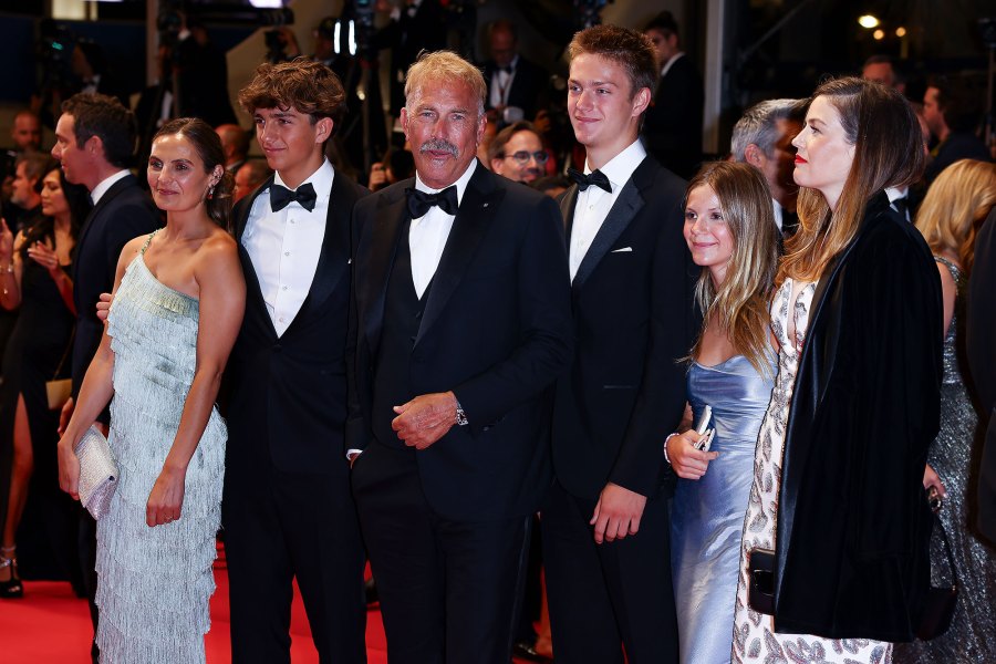 Kevin Costner Walks Red Carpet With Kids at Cannes Film Festival | Us ...