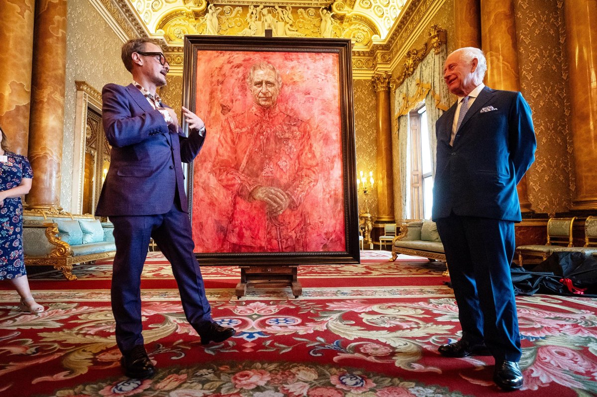 King Charles III Portrait Artist Jonathan Yeo Explains Why He Chose Red ...