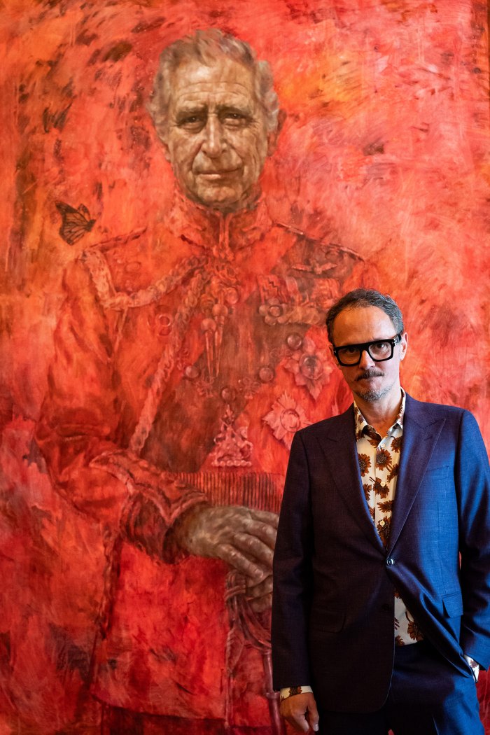 Portrait Artist Reveals King Charles III's Reaction to Red Painting ...