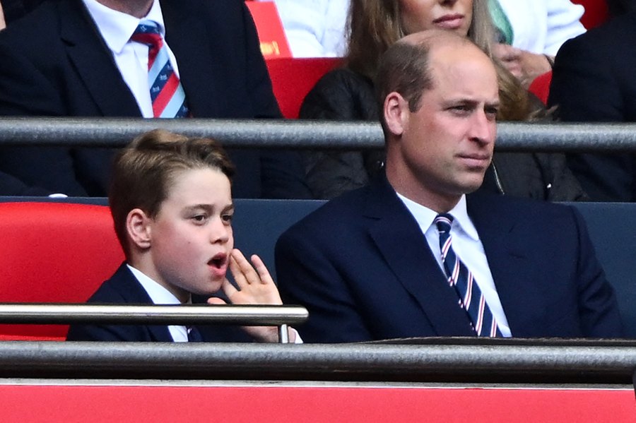 Prince William and Prince George Attend England's Final FA Cup Match ...