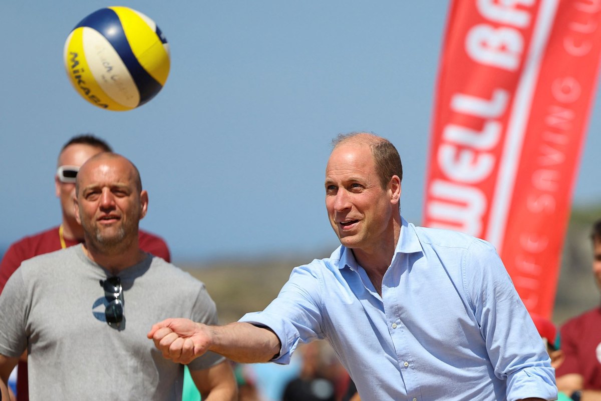 Prince William Joins In on Beach Volleyball Game in Cornwall | Us Weekly