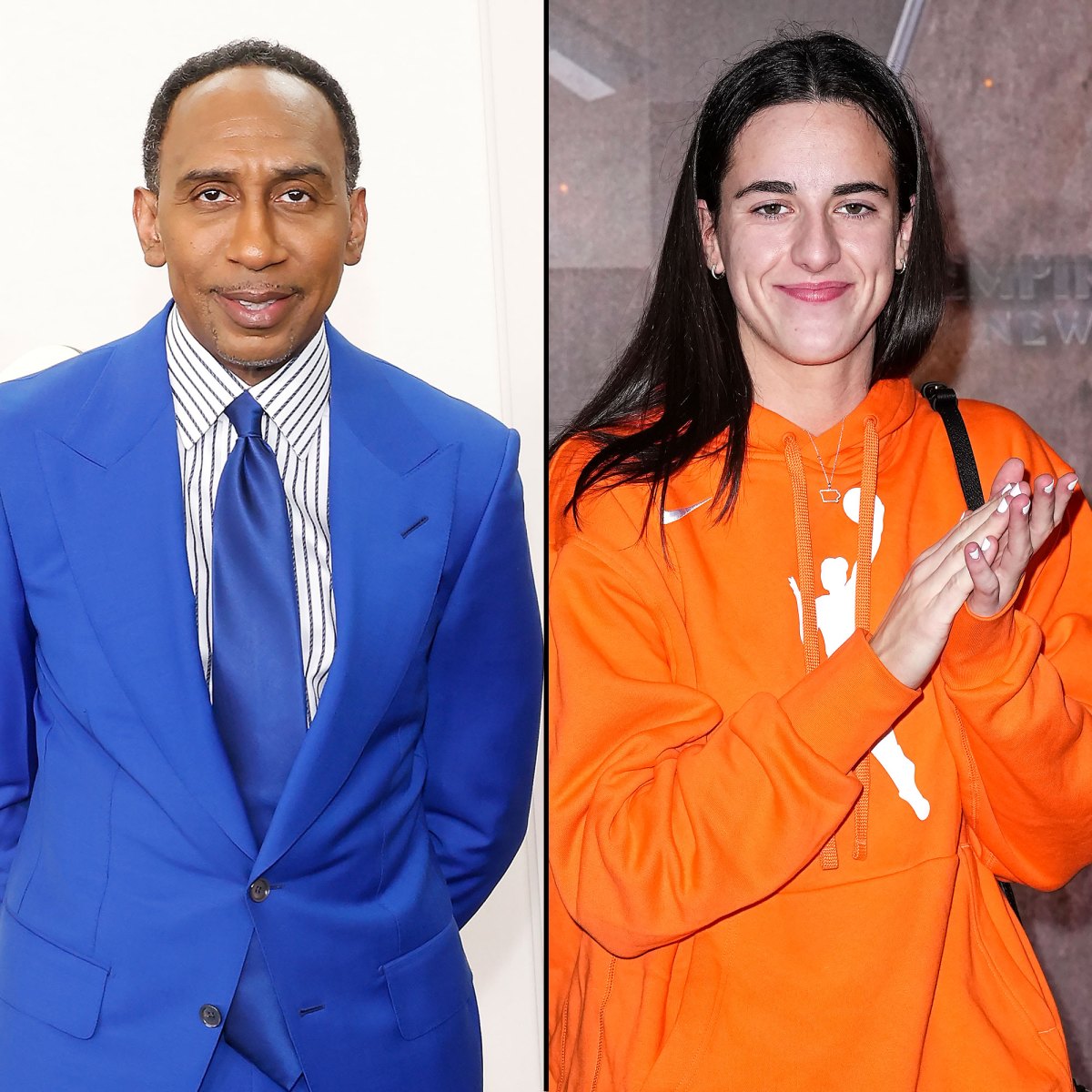 Stephen A. Smith Slams Critics Discussing Caitlin Clark's Race | Us Weekly