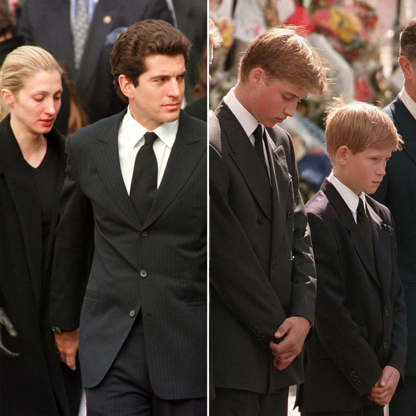 Why JFK Jr. Didn’t Call William and Harry After Princess Diana’s Death ...