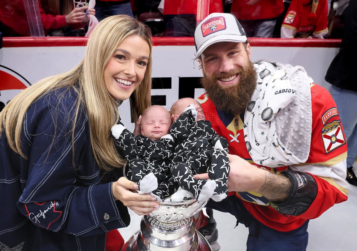 Florida Panthers Celebrate Historic Stanley Cup Win With Their Babies ...