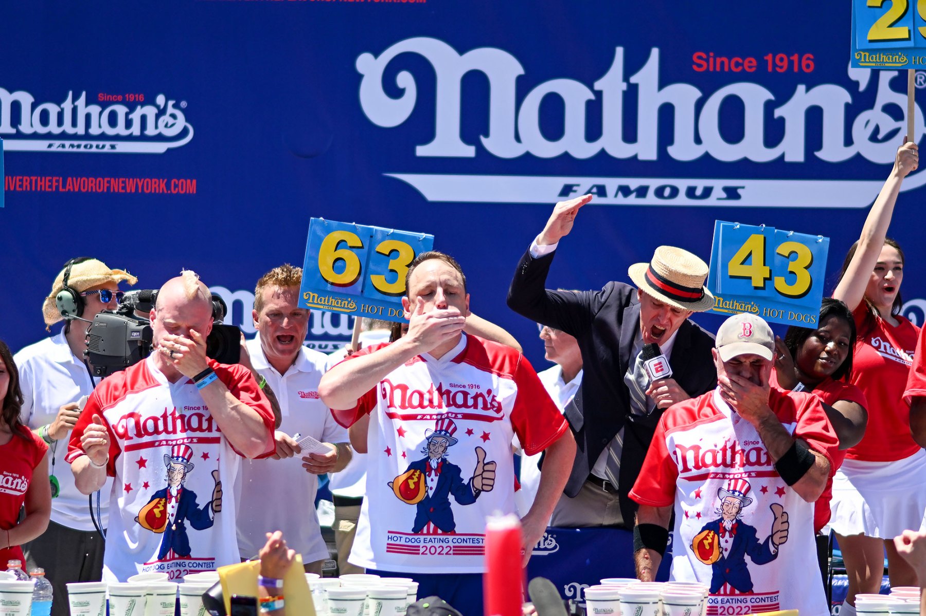 Joey Chestnut Responds to Being Barred From Hot Dog Eating Contest | Us ...