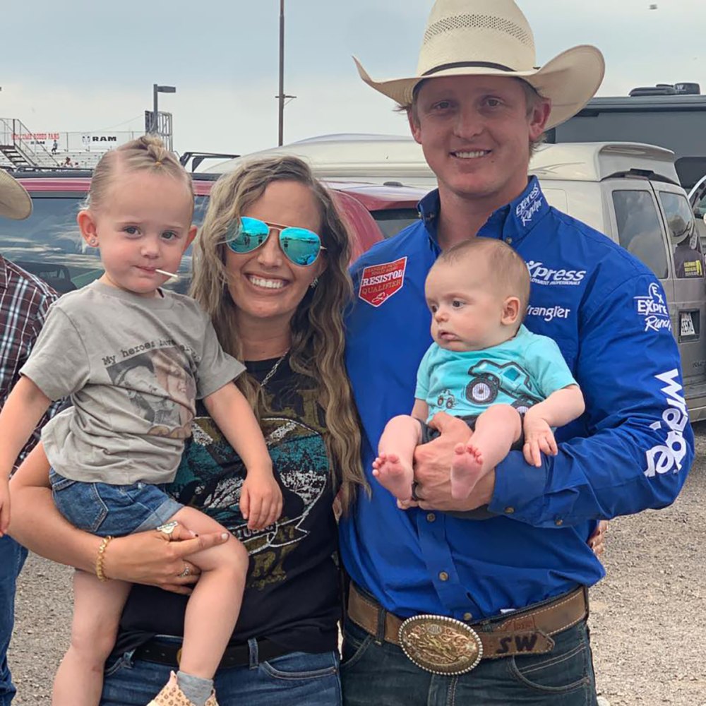 Rodeo Star Spencer Wright, Wife Kallie's Family Album With 3 Kids | Us ...