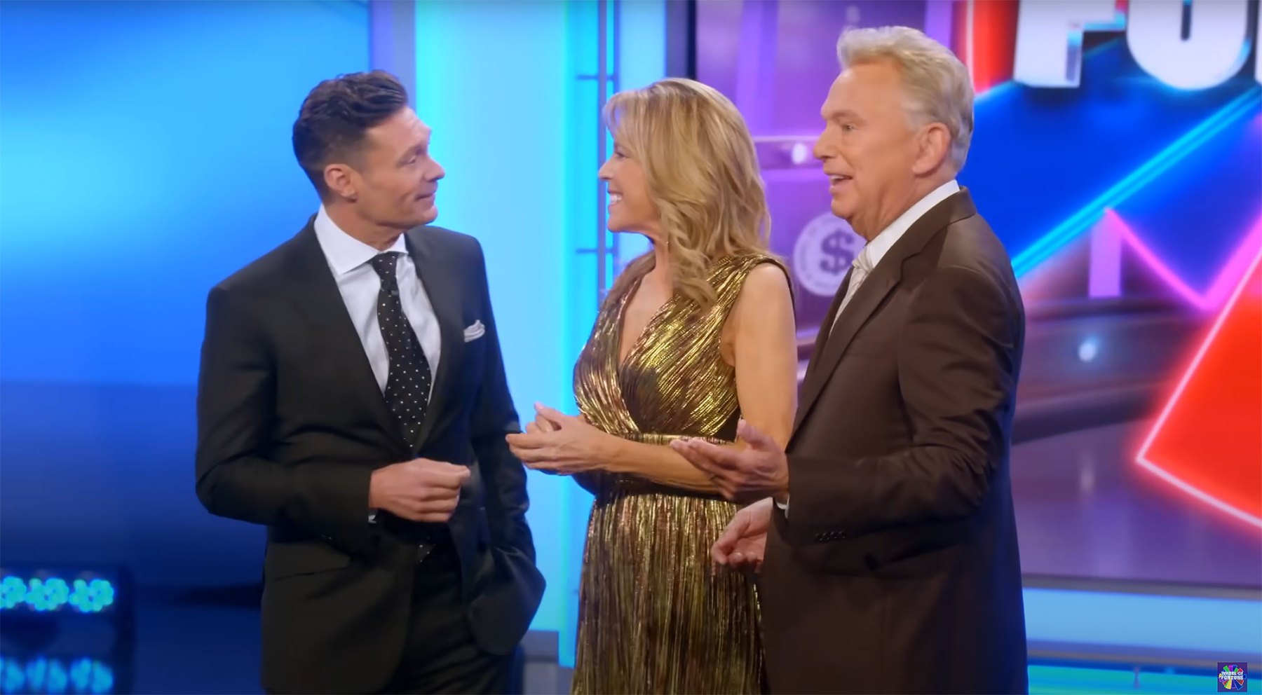 Pat Sajak Passes Wheel of Fortune Torch to Ryan Seacrest | Us Weekly