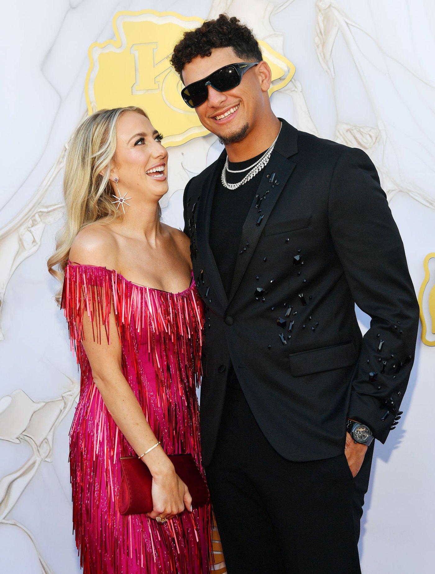 Patrick Mahomes, Wife Brittany Attend Chiefs Super Bowl Ring Ceremony ...