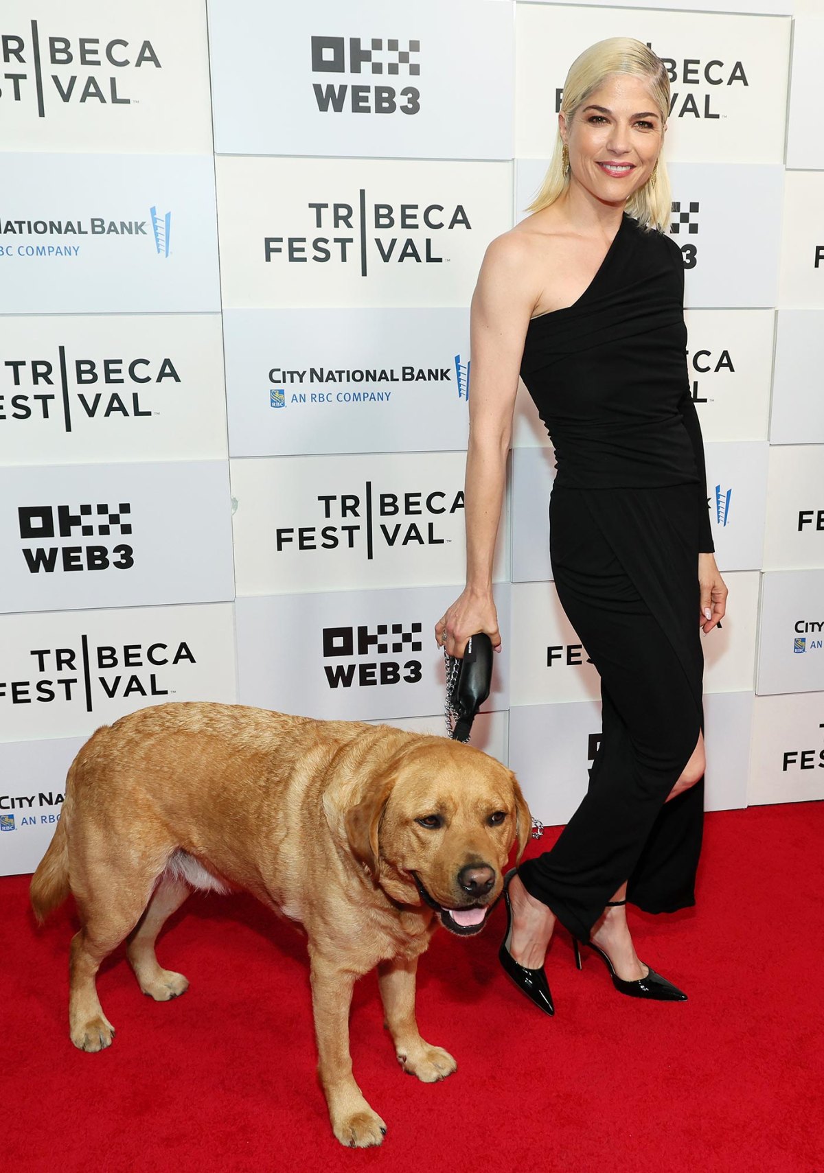 Selma Blair Attends 2024 Tribeca Film Festival With Service Dog Scout ...