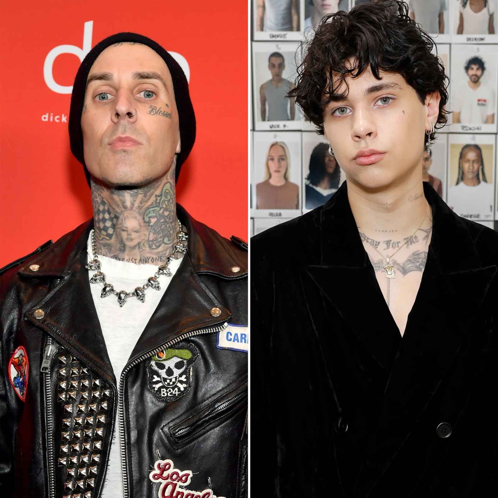 Travis Barker Joins Model Son Landon Backstage at Fashion Show | Us Weekly
