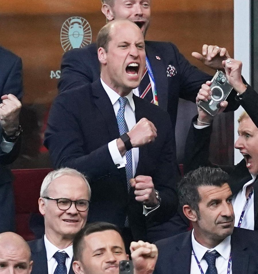 Prince William Excitedly Watches England Win UEFA Euros Game | Us Weekly