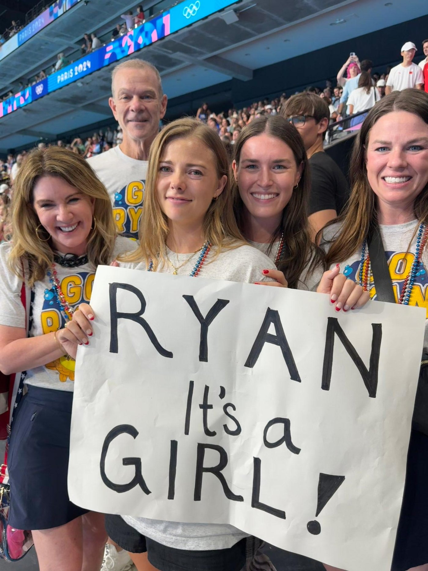 Swimmer Ryan Murphy's Wife Bridget Surprises Him With Sex Reveal | Us ...