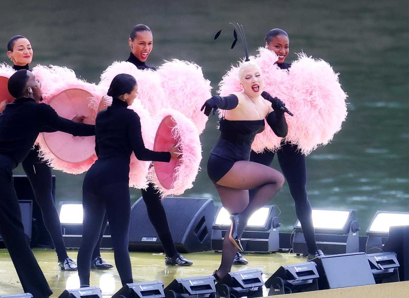 Lady Gaga Performs at the 2024 Paris Olympics Opening Ceremony | Us Weekly