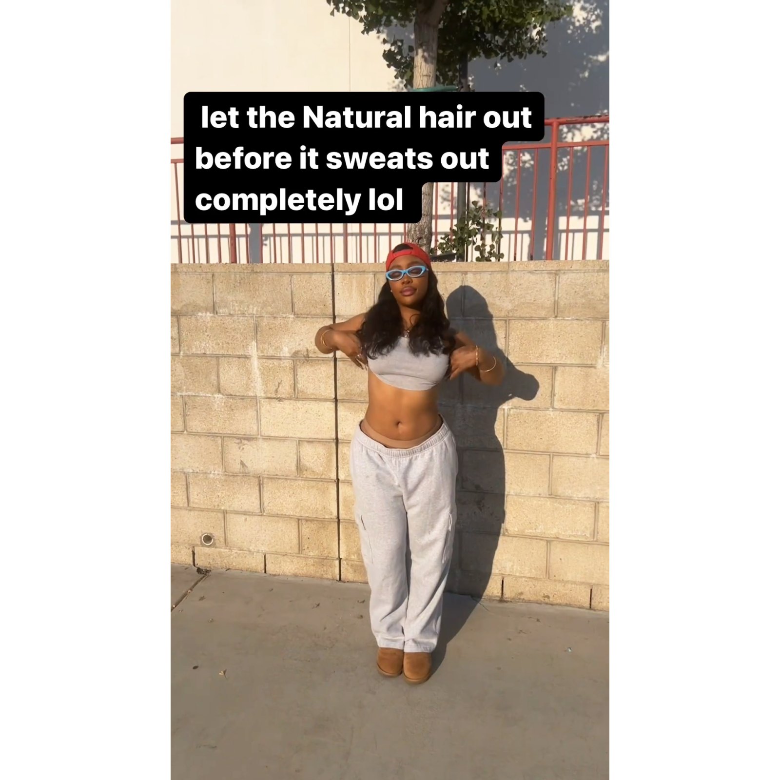 SZA Shows Off Her Natural Hair Before She ‘Sweats’ Her Curls Out | Us ...