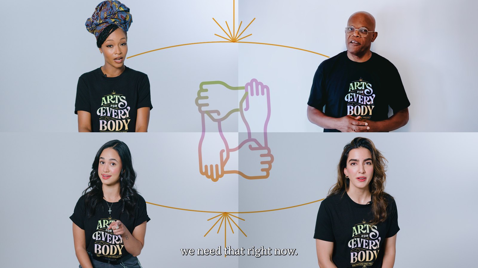 Stars Support Arts for EveryBody In New PSA Video | Us Weekly