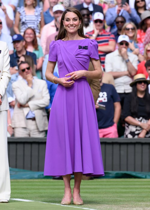 The Meaning Behind Kate Middleton’s Vibrant Purple Wimbledon Dress | Us ...
