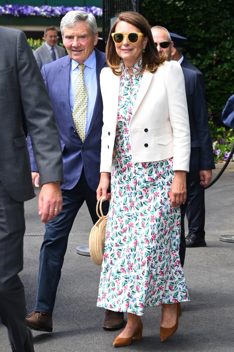 Kate Middleton's Parents Carole, Michael Arrive at Wimbledon Without ...