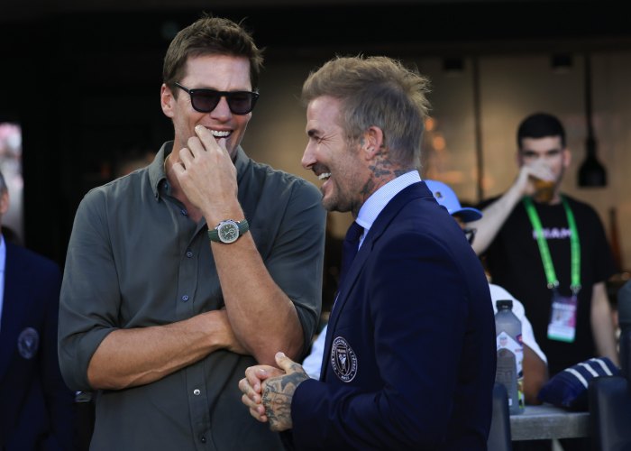 Tom Brady Joins David Beckham and Lionel Messi at Inter Miami Match ...