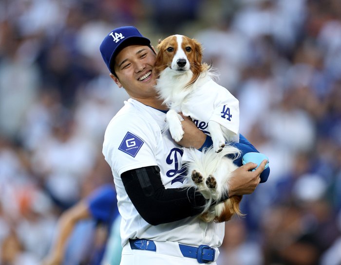 Shohei Ohtani’s Dog Threw Out the 1st Pitch at Dodgers Game | Us Weekly