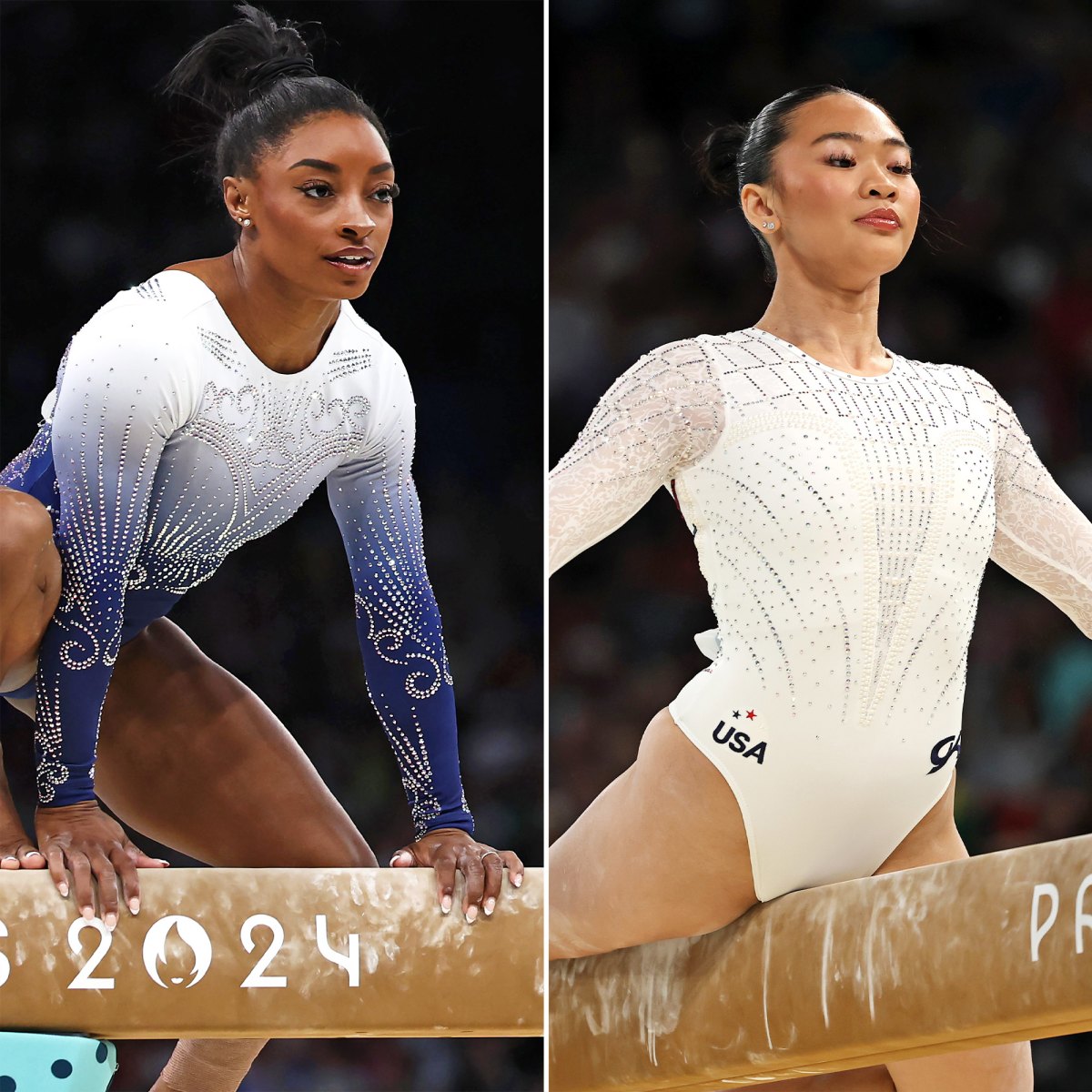 Simone Biles, Suni Lee Fall in Balance Beam Finals at 2024 Olympics ...
