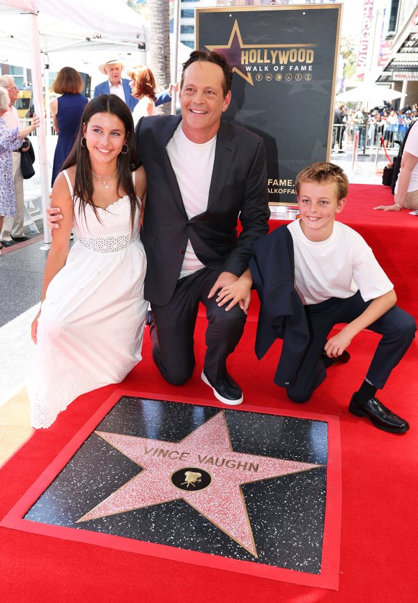 Vince Vaughn Celebrates Walk of Fame Star With Wife and Kids | Us Weekly
