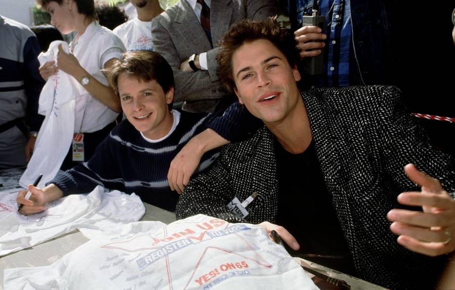 Rob Lowe recuerda cuando la policía lo sorprendió fumando con Michael J ...