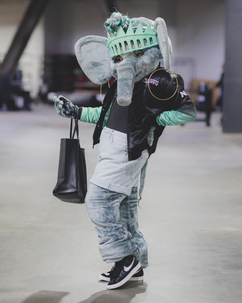 New York Liberty Mascot Ellie the Elephant: What’s in My Bag? | Us Weekly