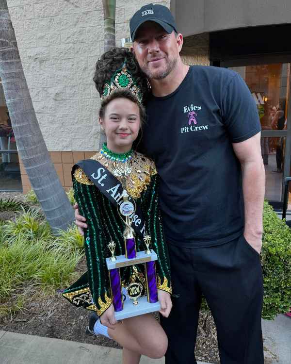 Channing Tatum Cheers on Daughter Evie at Irish Step Dancing ...