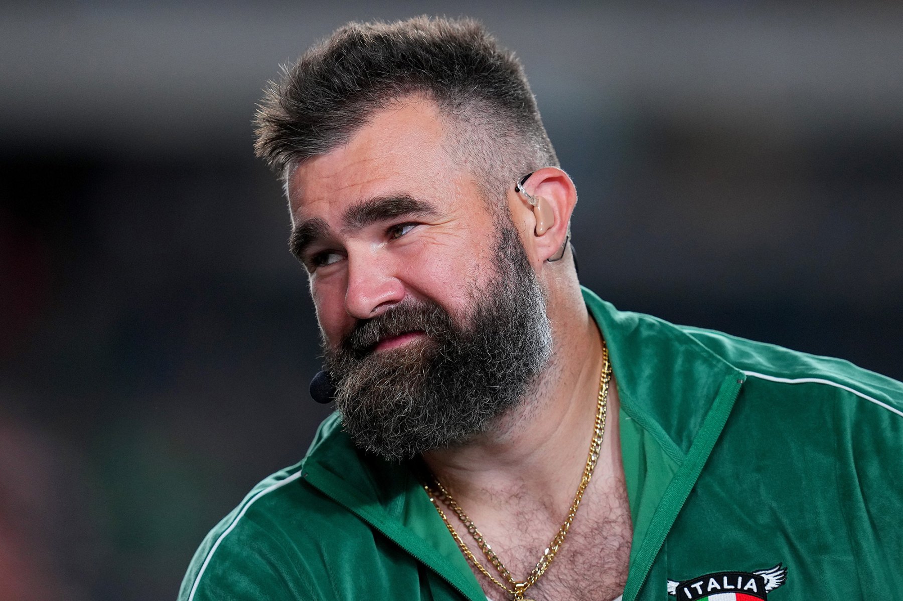 Eagles Fan Injured His Knee by Chest-Bumping Jason Kelce on ESPN | Us ...