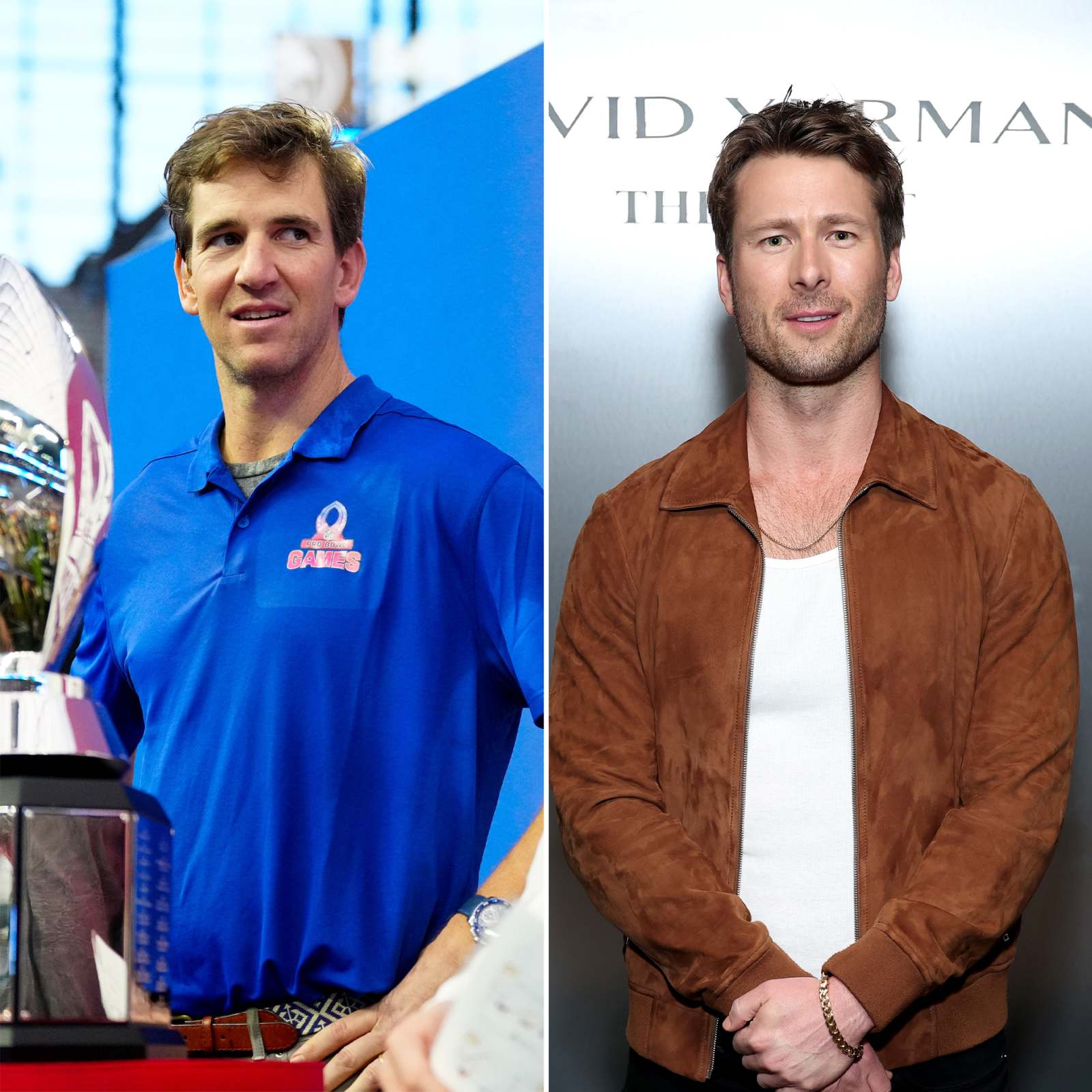 Eli Manning Is Excited Glen Powell Looks 'Terrible' as Chad Powers | Us ...