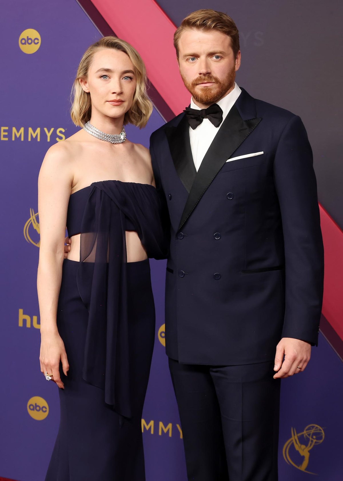 Saoirse Ronan and Jack Lowden Attend 2024 Emmys as a Married Couple ...