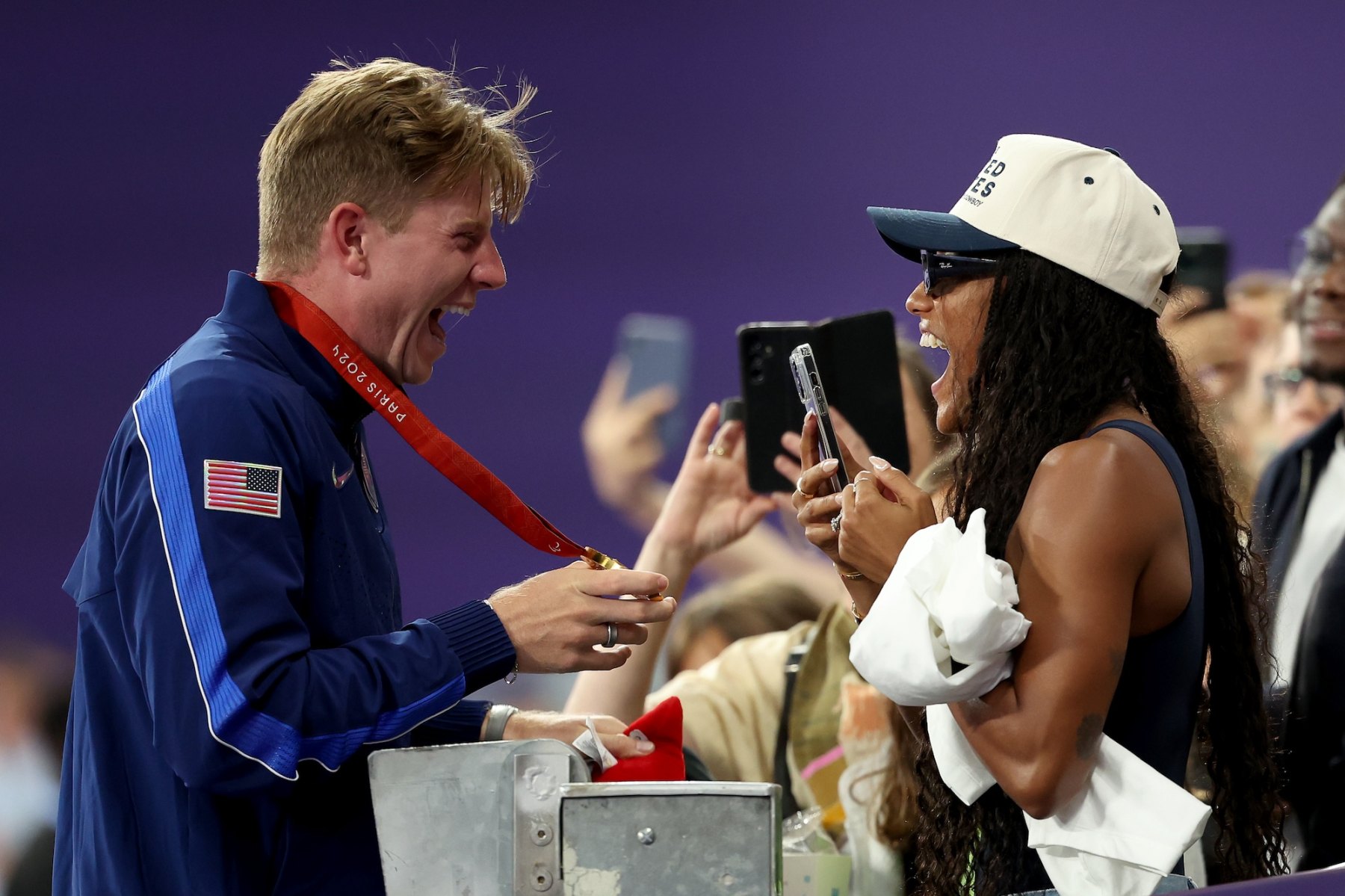 Olympians Tara Davis-Woodhall, Hunter Woodhall’s Relationship Timeline ...