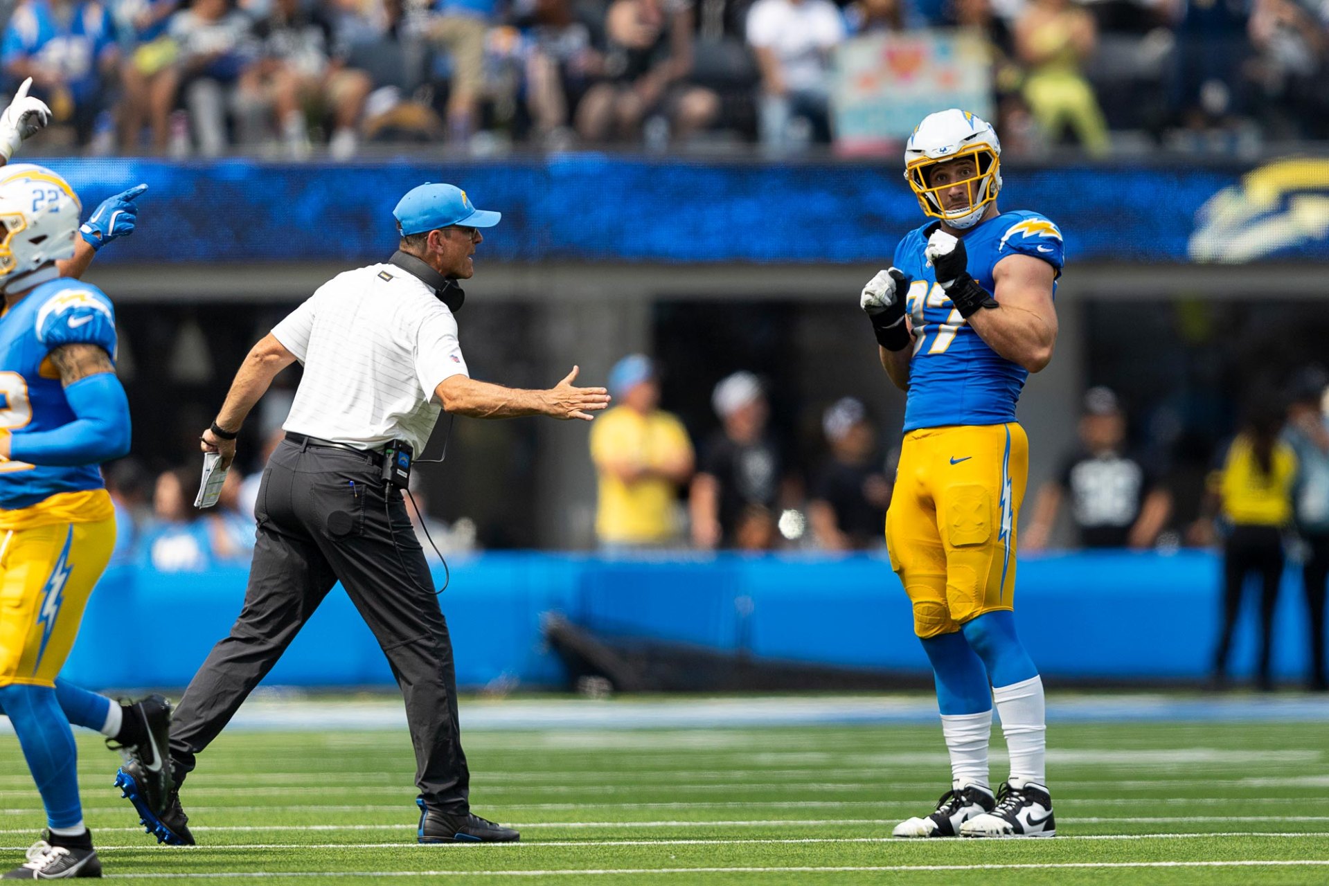 Jim Harbaugh Uses Cold Tub in ‘Full Outfit,’ Chargers’ Joey Bosa Says ...