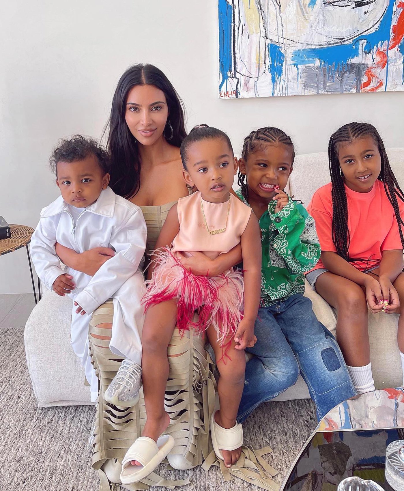 Kim Kardashian Makes Son Saint Sign Contract to Start YouTube Channel ...